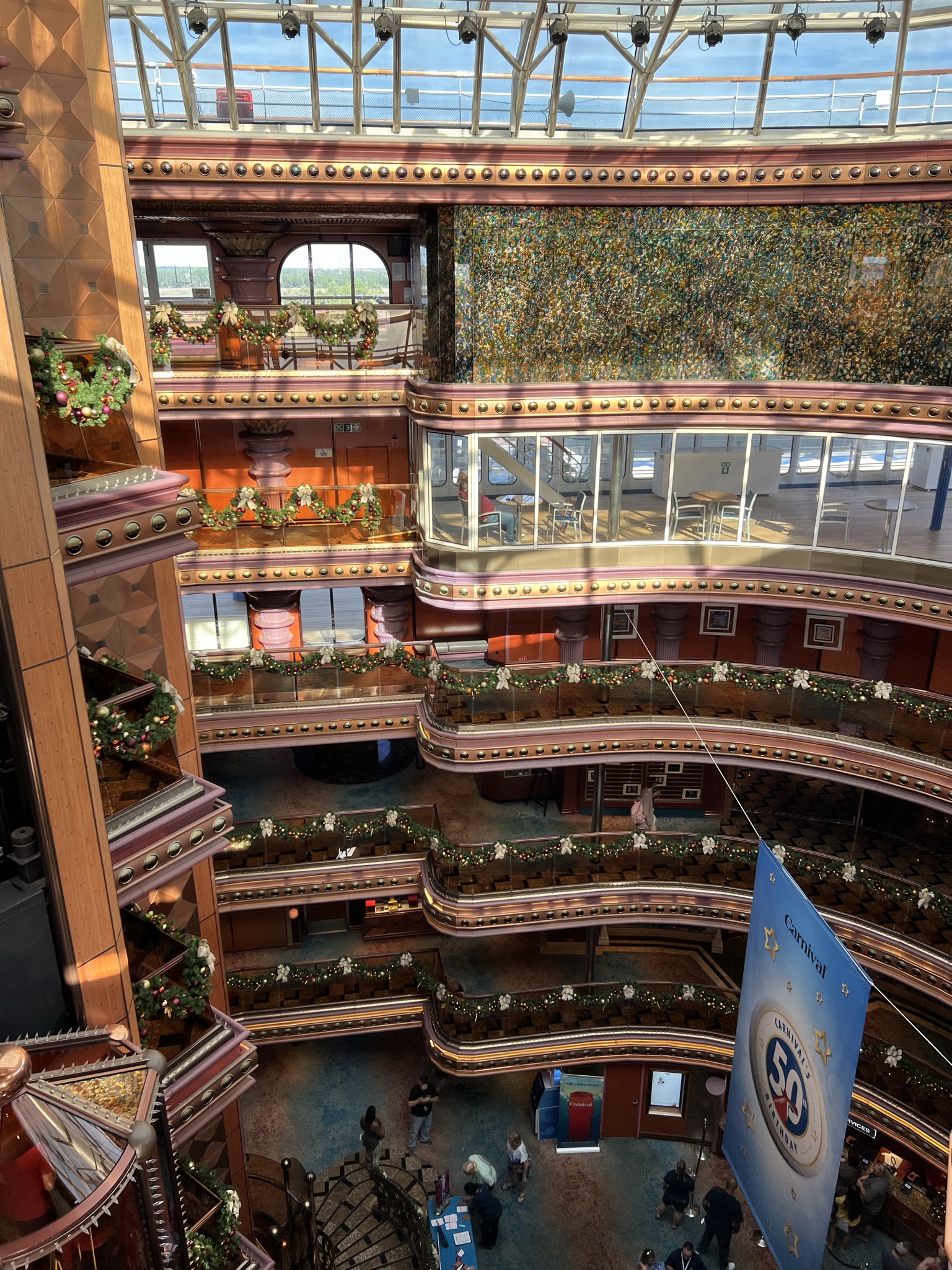 Cruise Ship Shorts - It's Christmas Time on the Carnival Elation and it ...