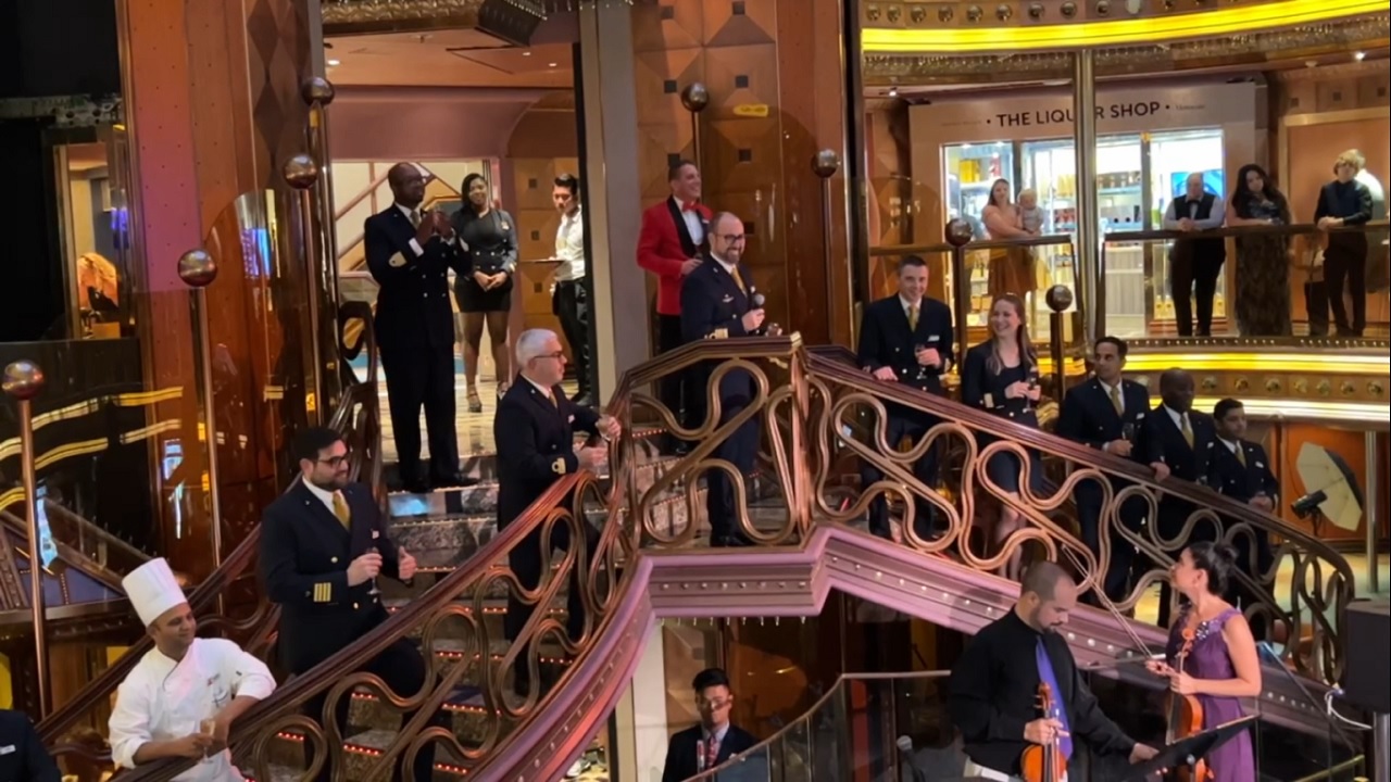 Carnival Cruises - Carnival Elation Captain's Welcome Reception and ...